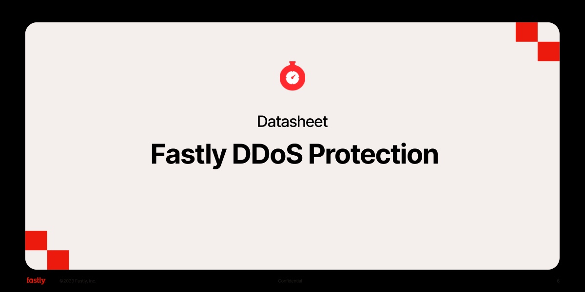 Best 6 DDoS Mitigation Providers - 2025/2026 | Fastly