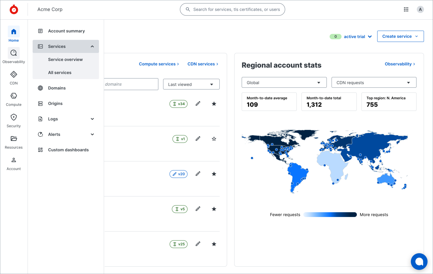 A design upgrade for the Fastly Control Panel | Fastly